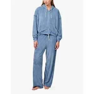 TREATS Zip-up Terry Towelling Cotton-blend Tracksuit Set