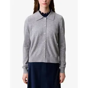 Claudie Pierlot Slim-fit Knitted Wool Cardigan