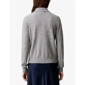 Claudie Pierlot Slim-fit Knitted Wool Cardigan
