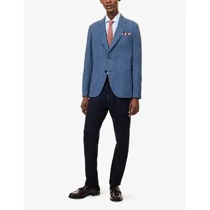 Paul Smith Single-breasted Wool And Silk Blend Blazer