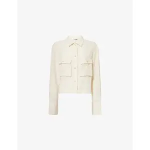 THE COUTURE CLUB Patch-pocket Linen Shirt
