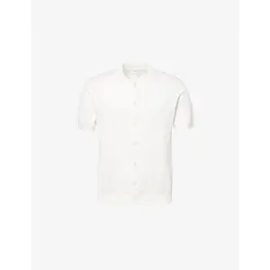 ARNE Short-sleeve Knitted Cotton Shirt