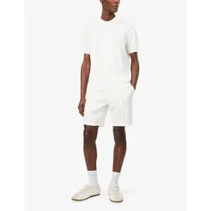 ARNE Short-sleeve Knitted Cotton Shirt