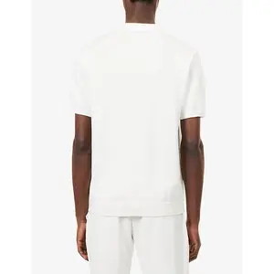 ARNE Short-sleeve Knitted Cotton Shirt