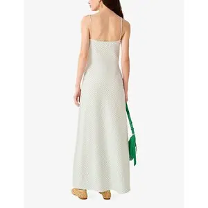 OMNES Cecile Gingham Cotton Maxi Dress