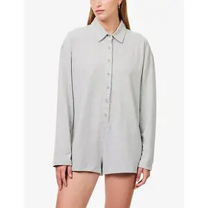 TREATS Wren Oversized Cotton-jersey Romper