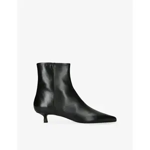 AeydĒ Sofie 35 Leather Ankle Boots - Black
