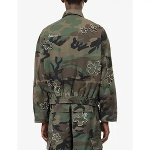 NAHMIAS Embellished Uflage Cotton Jacket