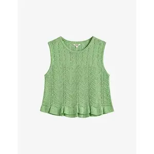 OMNES Jayde Open-knit Sleeveless Top