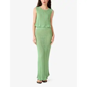 OMNES Jayde Open-knit Sleeveless Top