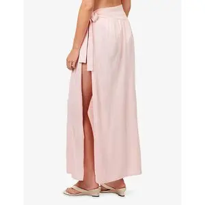 4TH & RECKLESS Lydia Wrap-round Stretch-knit Maxi Skirt