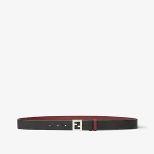 Fendi Ff Reversible Belt - Black