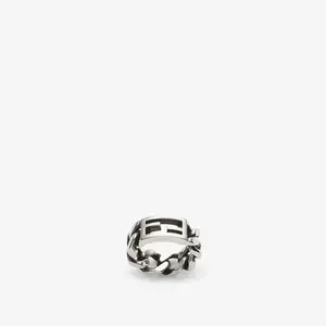 Fendi Ff Logo Tube Ring