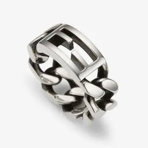 Fendi Ff Logo Tube Ring