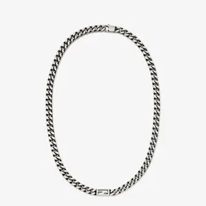Fendi Ff Logo Tube Necklace
