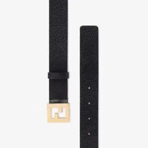 Fendi Ff Buckle Calfskin Belt