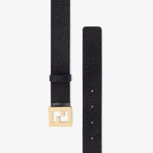 Fendi Ff Buckle Smooth Calfskin Belt