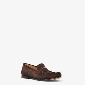 Fendi Calfskin Gathered Loafers