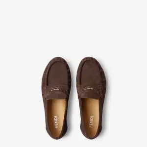 Fendi Calfskin Gathered Loafers