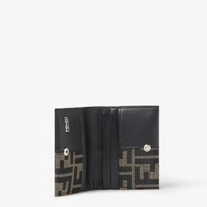 Fendi Ff Jacquard Card Holder