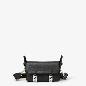 Fendi Flow Small Messenger Bag - Black
