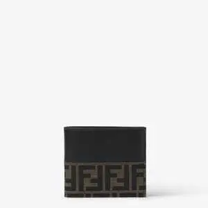 Fendi Ff Jacquard Wallet - Brown