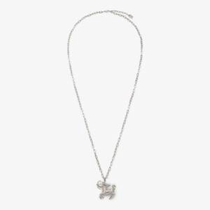 Fendi Sagittarius Zodiac Pendant Necklace - Silver