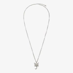 Fendi Scorpio Zodiac Pendant Necklace - Silver