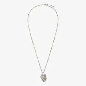 Fendi Zodiac Gemini Pendant Necklace - Silver