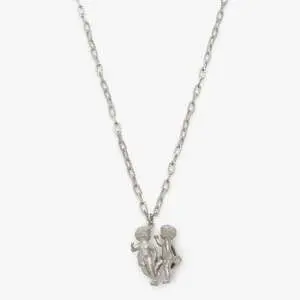 Fendi Zodiac Gemini Pendant Necklace