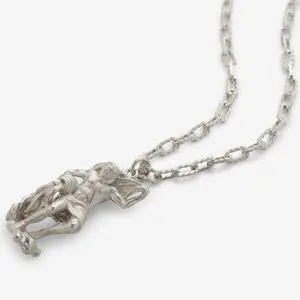 Fendi Zodiac Aquarius Pendant Necklace