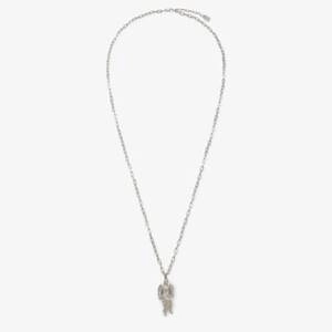 Fendi Virgo Zodiac Pendant Necklace - Silver
