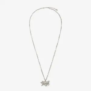 Fendi Taurus Zodiac Pendant Necklace