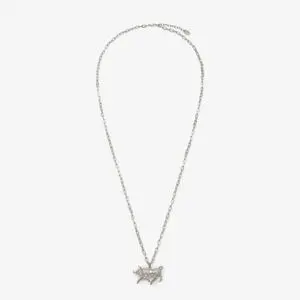 Fendi Taurus Zodiac Pendant Necklace