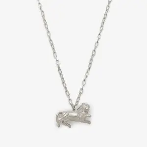 Fendi Leo Zodiac Pendant Necklace
