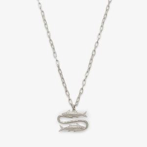Fendi Pisces Zodiac Pendant Necklace