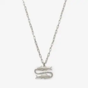 Fendi Pisces Zodiac Pendant Necklace