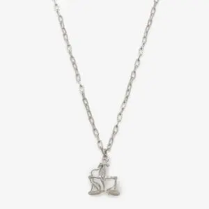 Fendi Libra Zodiac Pendant Necklace