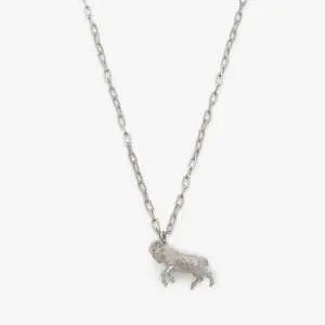 Fendi Aries Zodiac Pendant Necklace