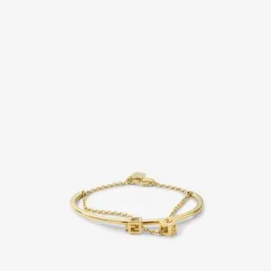 Fendi Ff Logo Chain Bracelet