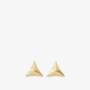 Fendi Sign Stud Earrings