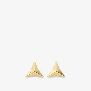 Fendi Sign Stud Earrings