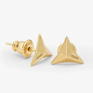 Fendi Sign Stud Earrings