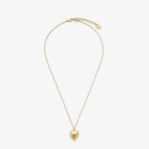Fendi Heartbeat Necklace - Gold
