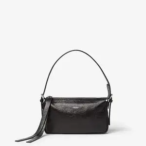 Fendi Small Zip Top Bag In Calfskin