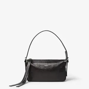 Fendi Small Zip Top Bag In Calfskin