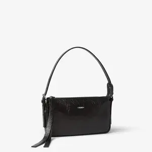 Fendi Small Zip Top Bag In Calfskin