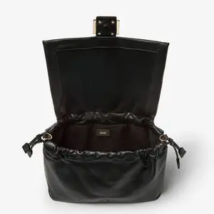 Fendi Baguette Soft Large Bag - Black