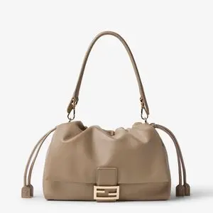 Fendi Baguette Soft Large Bag - Beige