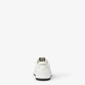 Fendi Match Trainers With Tape Ribbon - White